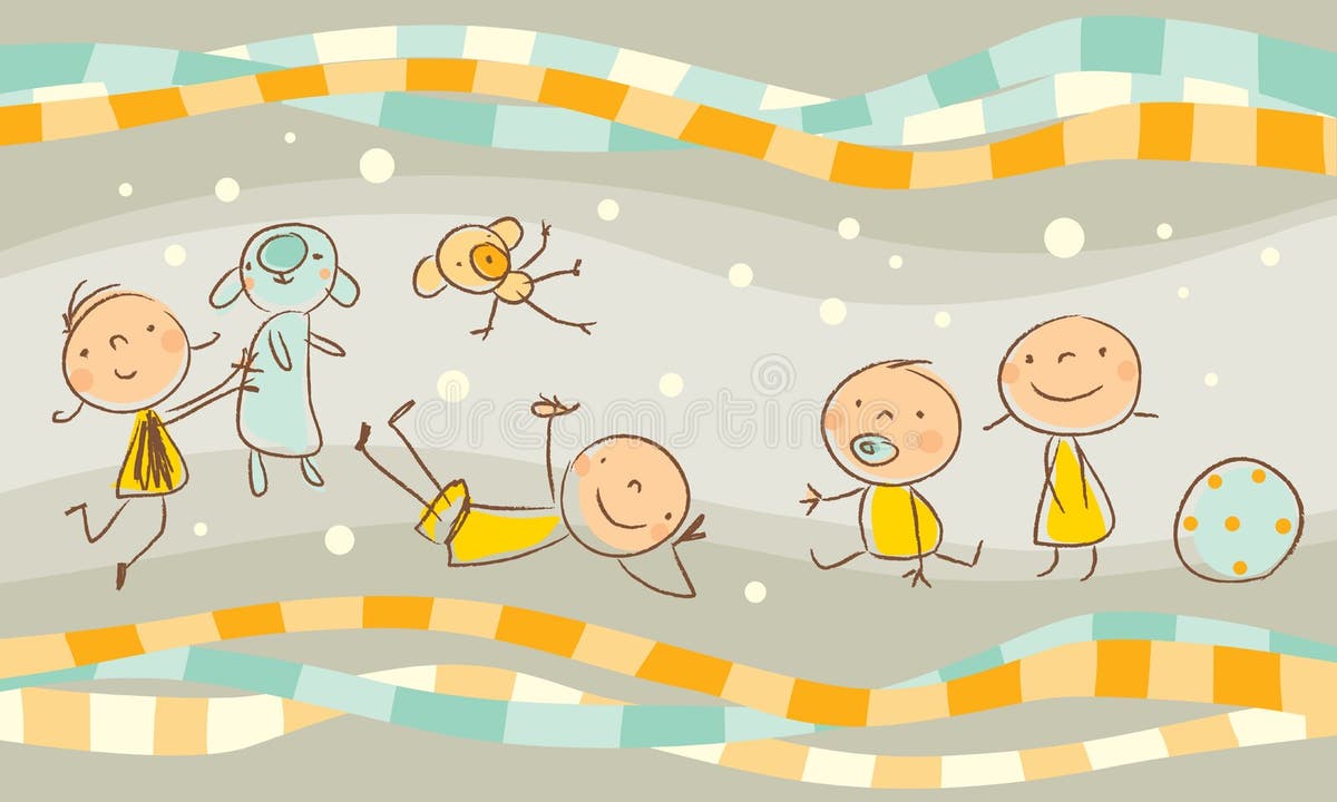 Animated Kids Playing Stock Illustrations – 1,078 Animated Kids Playing ...