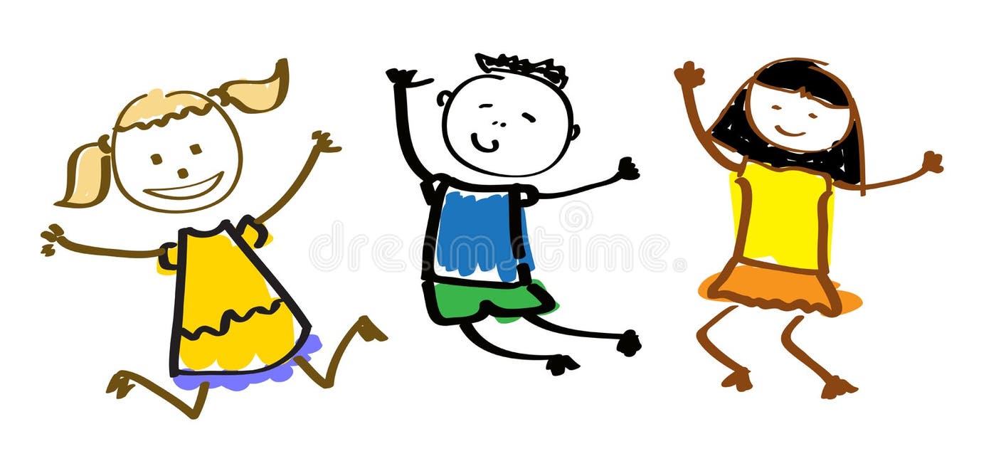 Animated Kids Playing Stock Illustrations – 1,219 Animated Kids Playing ...