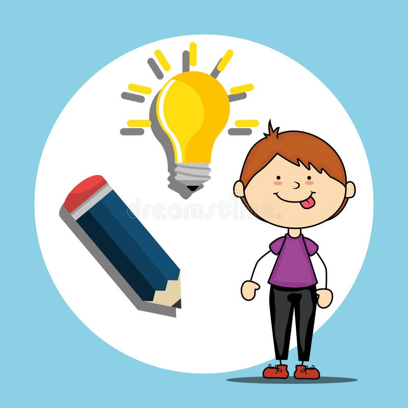 Kids playing cartoon, stock illustration. Illustration of funny - 63936582