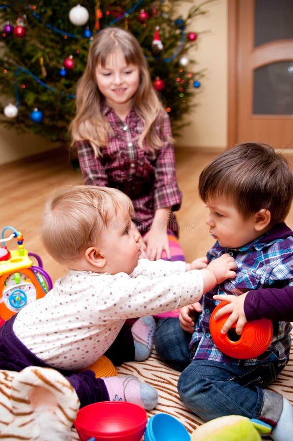 Kids playing at home stock image. Image of play, playing - 17770145