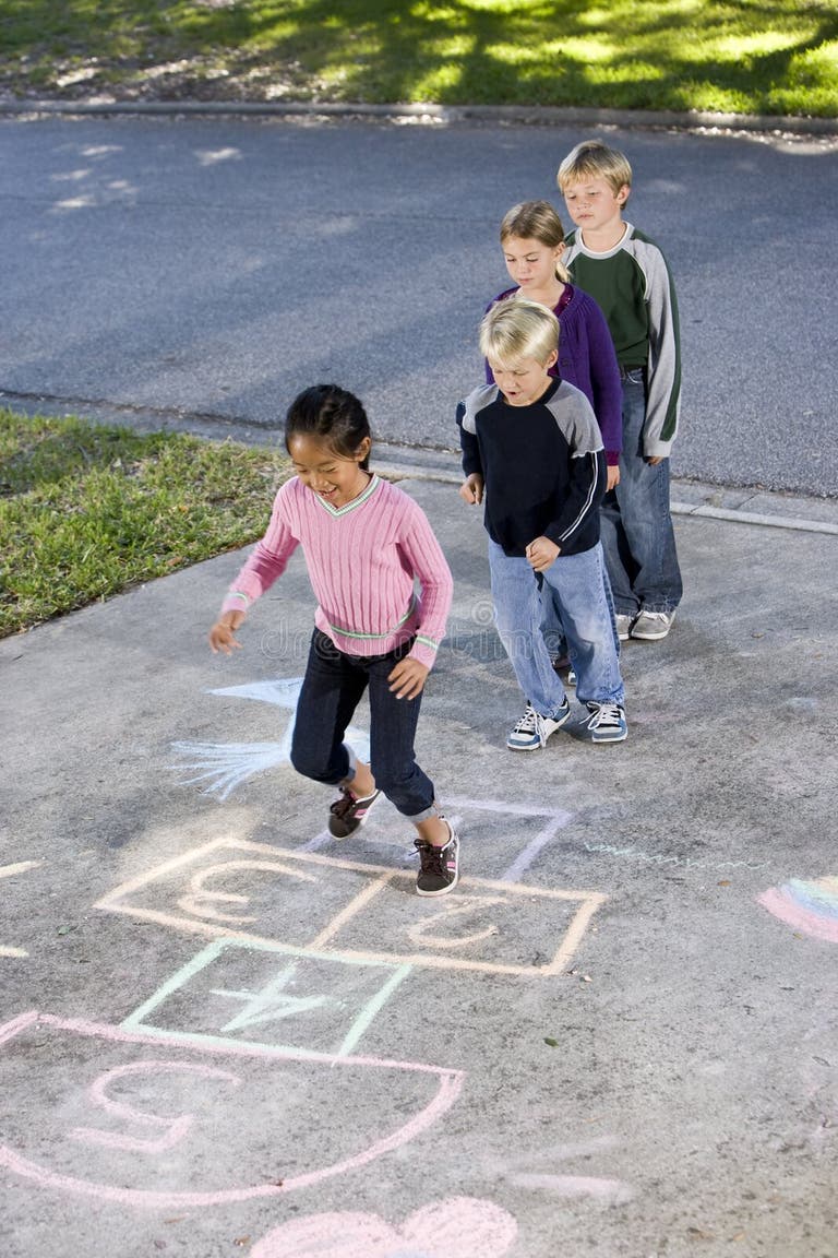411 Kids Playing Hopscotch Stock Photos - Free & Royalty-Free Stock ...