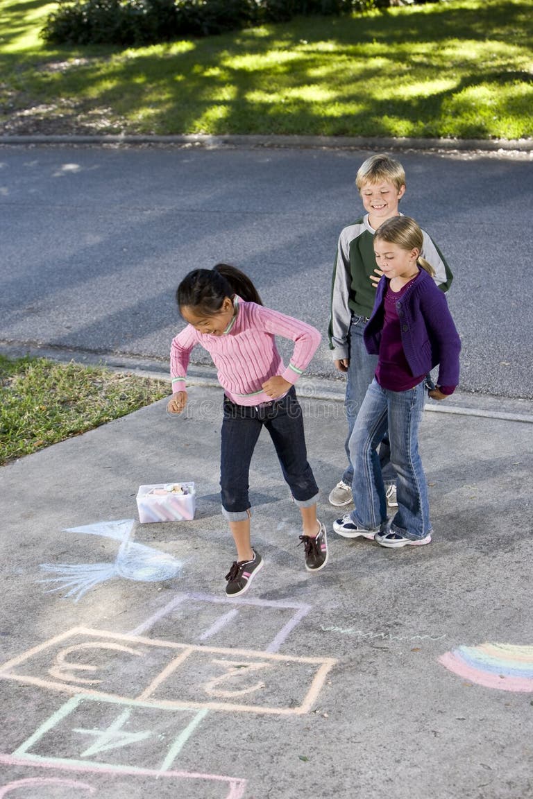 411 Kids Playing Hopscotch Stock Photos - Free & Royalty-Free Stock ...