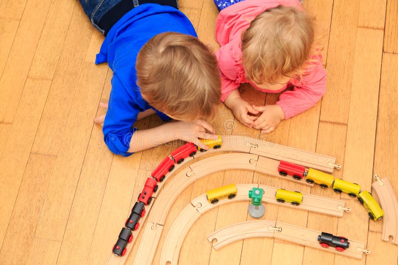 Boy Playing on the Railroad Stock Photo - Image of adorable, road: 57498886