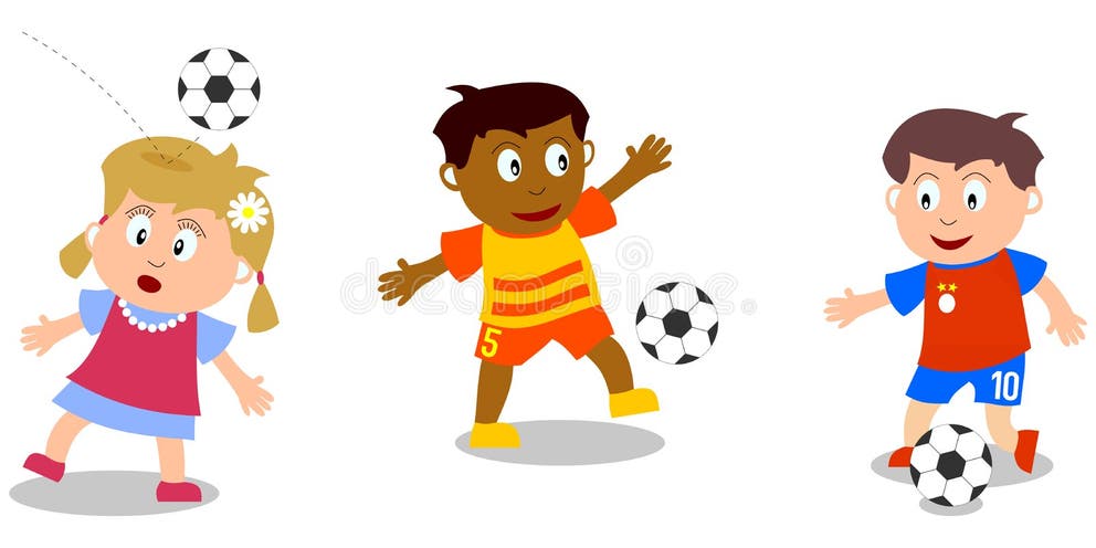 Cartoon Kids Soccer Stock Illustrations – 6,750 Cartoon Kids Soccer ...