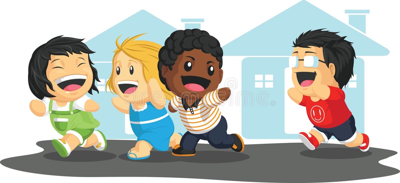 Playing Tag Game Stock Illustrations – 857 Playing Tag Game Stock ...