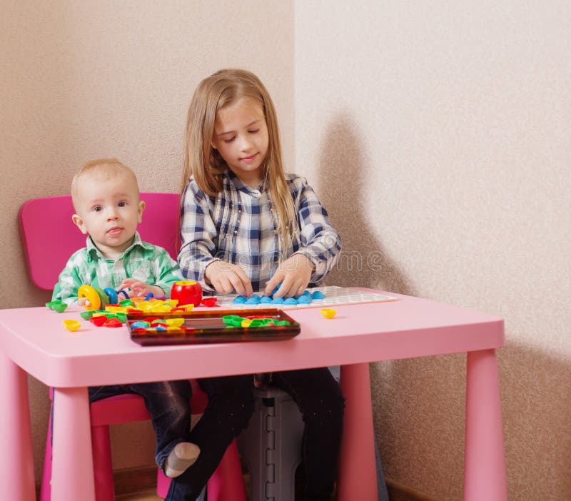 Kids playing with toys stock photo. Image of cute, little - 84097252