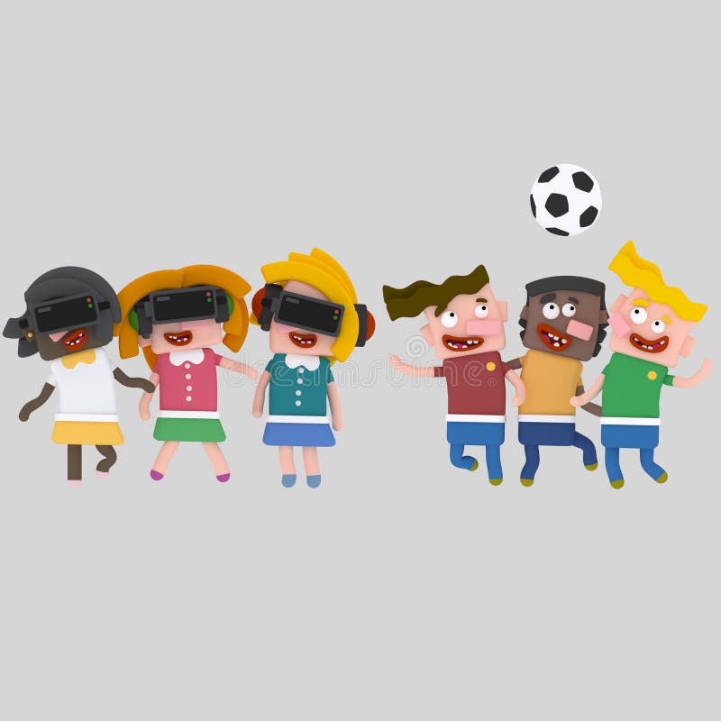 Vr Kids Stock Illustrations – 257 Vr Kids Stock Illustrations, Vectors ...