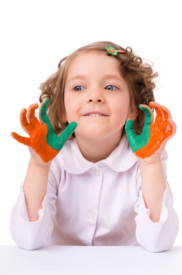 Kids portrait stock image. Image of nursery, female, elementary - 37702471