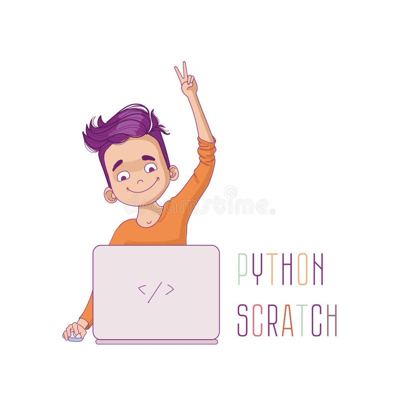 Kids Programming Summer Camp Logo. Coding Kid Stock Vector ... Kids Programming Summer Camp Logo. Coding Kid Stock Vector ...