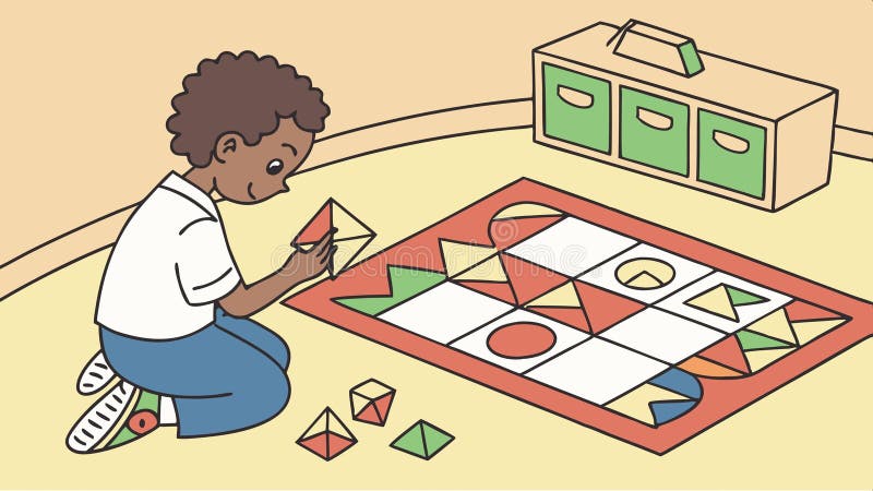 Kids Puzzle Rug Activity, Classroom Learn, Floor Game, Educational Play ...