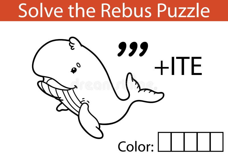 Kids rebus game stock vector. Illustration of pastime - 72694262