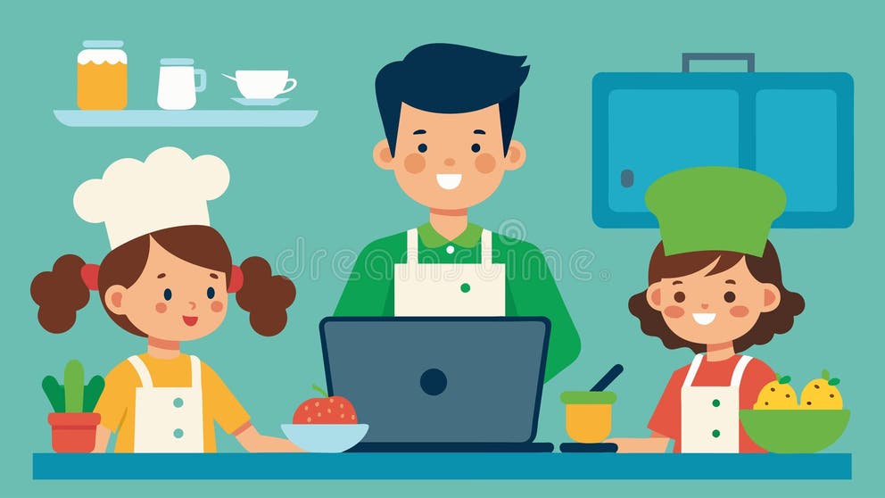 Kids Receiving Stepbystep Guidance from a Virtual Cooking Instructor ...