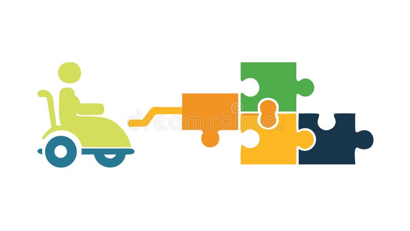 Kids Ride-on Toy with Puzzle Pieces, Symbolizing Playful Learning ...