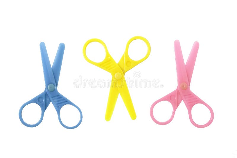 Kids Scissors stock photo. Image of colors, blue, kids - 22128602