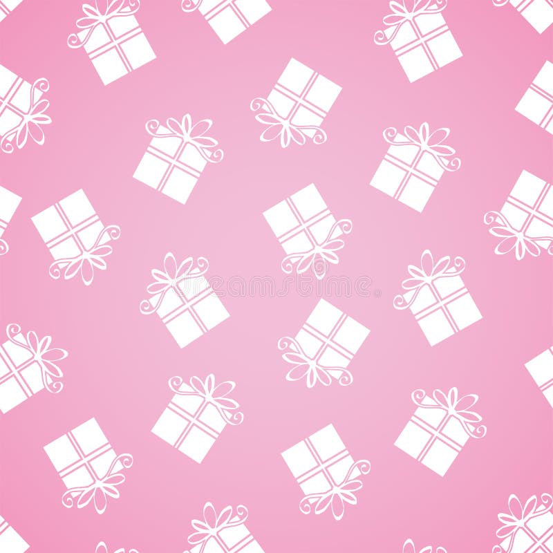 Kids Seamless Pattern. Pink Background* Stock Vector - Illustration of ...