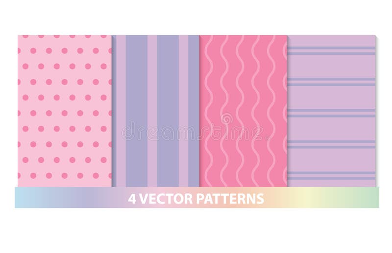 Kids Seamless Pattern Vector. Set of Child Texture Stock Vector ...