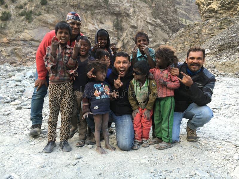 Kids editorial photo. Image of himalayas, happy, kids - 148551256
