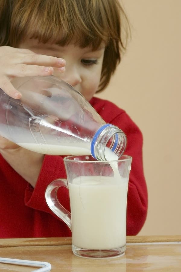 Kids should drink milk stock photo. Image of milk, little - 1879010