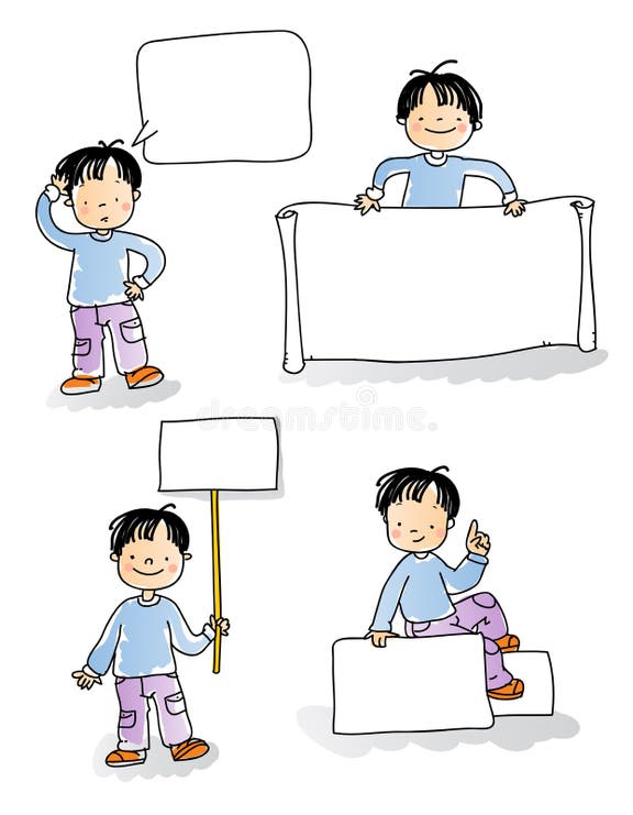 Kids sign stock vector. Illustration of drawing, goal - 18411147