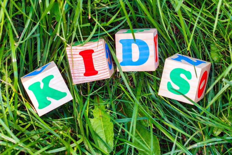 KIDS sign stock image. Image of school, english, kids - 50081499