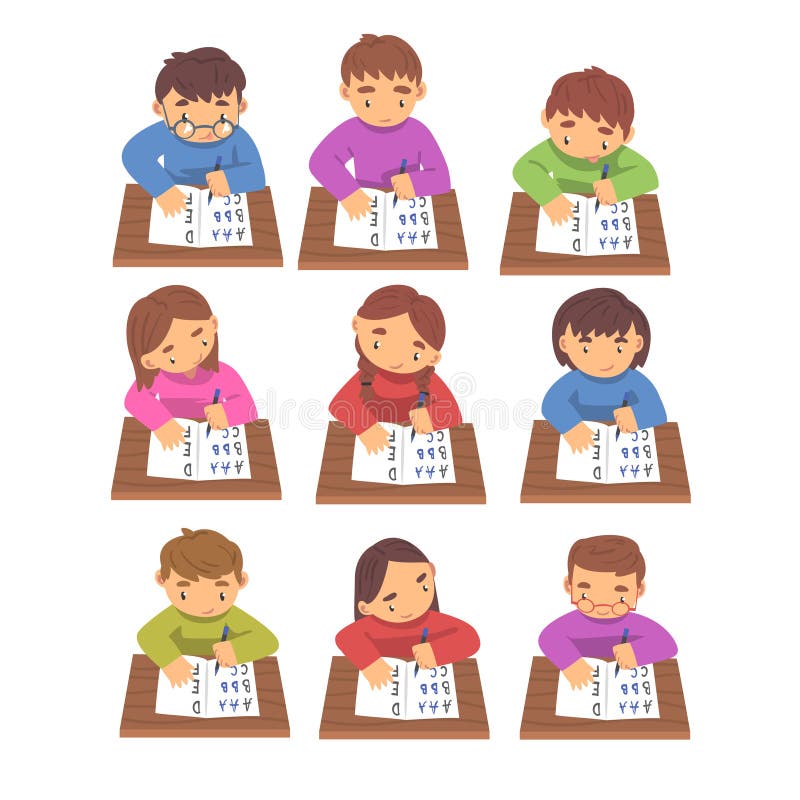 Writing Letters. Tracing Page. Practice Sheet. Worksheet for Kids ...