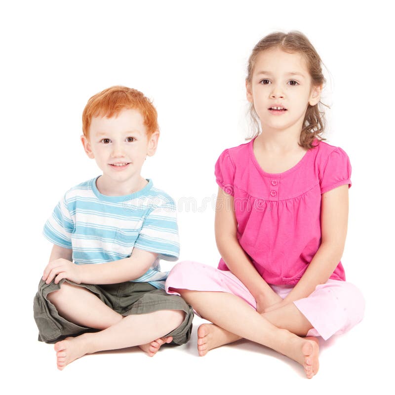 Child Sit Down On Floor