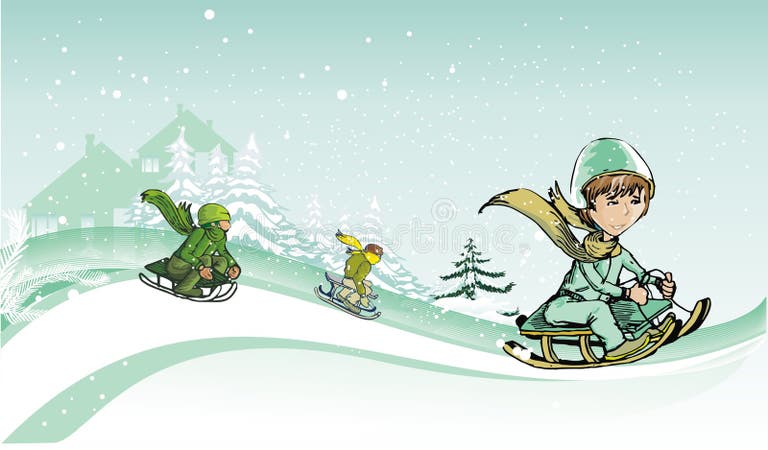 Ski Sliding Snow Stock Illustrations – 1,498 Ski Sliding Snow Stock ...