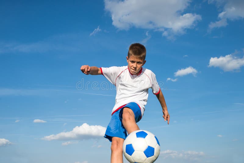 Kids soccer stock photo. Image of running, horizontal - 45650866