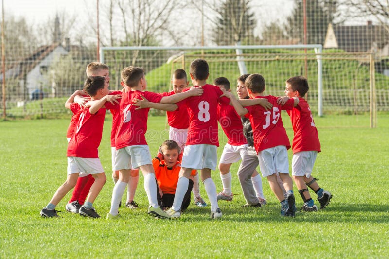 Kids soccer team stock photo. Image of coach, tournament - 69387434