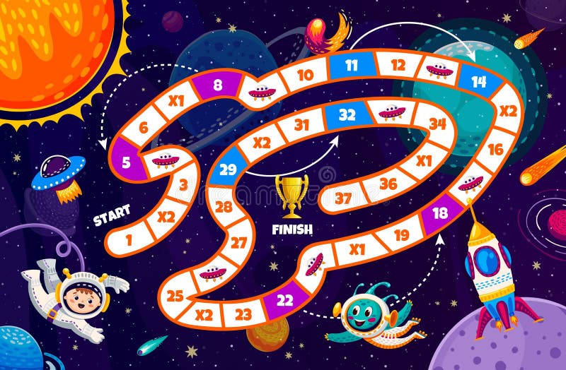 Board Game Block Path Stock Illustrations – 394 Board Game Block Path ...