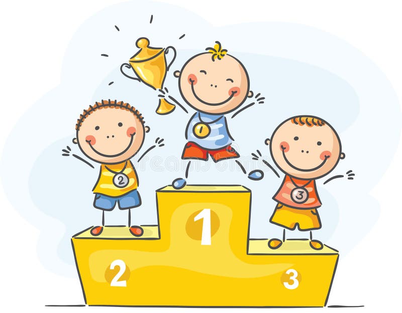 Kids and Sport - Little Champions Stock Vector - Illustration of ...