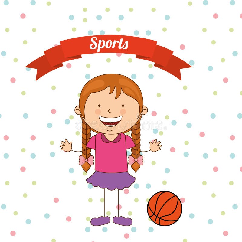 Kids and sports design stock vector. Illustration of adorable - 90259764