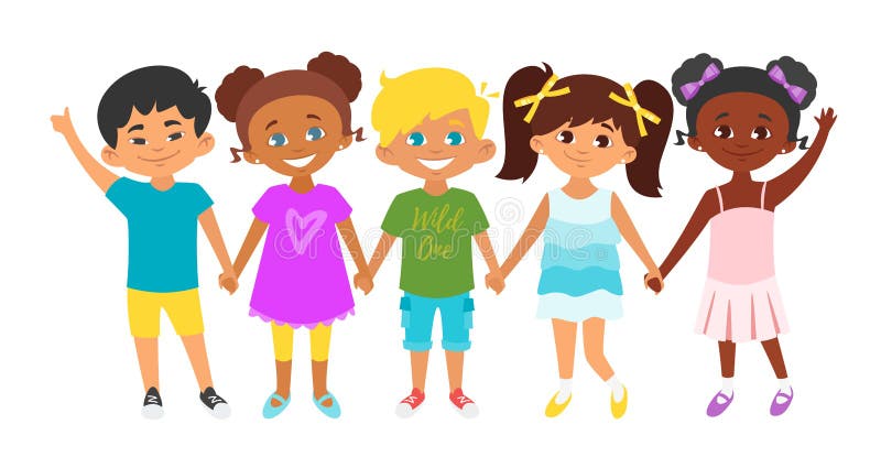 Cartoon Children Row Stock Illustrations – 2,201 Cartoon Children Row ...