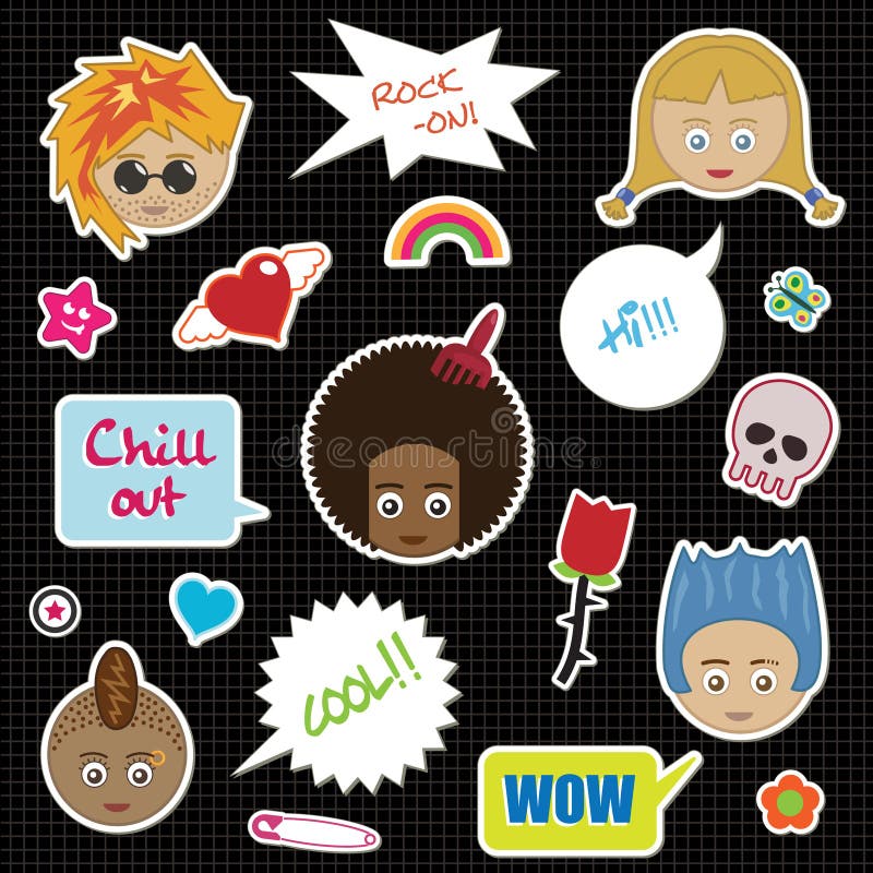 Kids speech stock vector. Illustration of speech, girl - 14277240