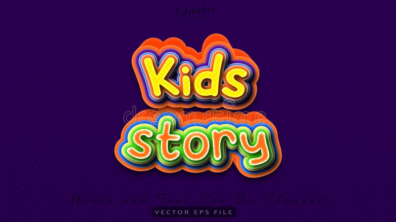 Kids story stock vector. Illustration of background, playing - 27389230