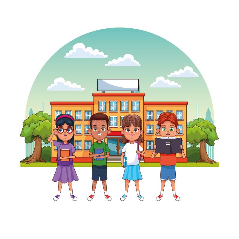 Kids or Students Open Hands Inside a Book for Logo Design Stock ...