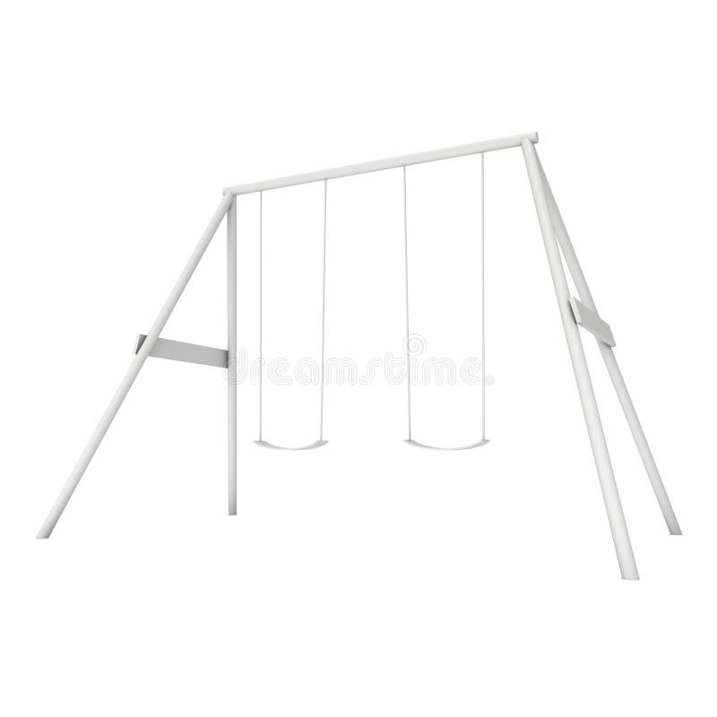 Kids swing model vector stock vector. Illustration of summer - 123419551