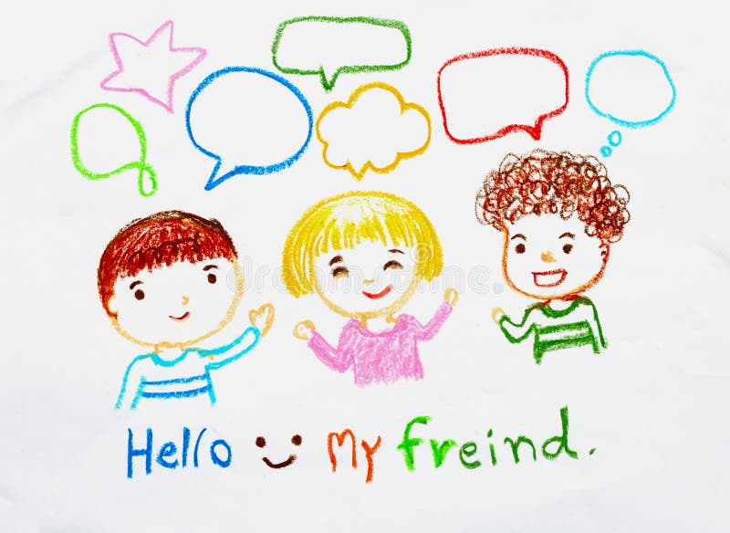 Crayon Talking Stock Illustrations – 173 Crayon Talking Stock ...