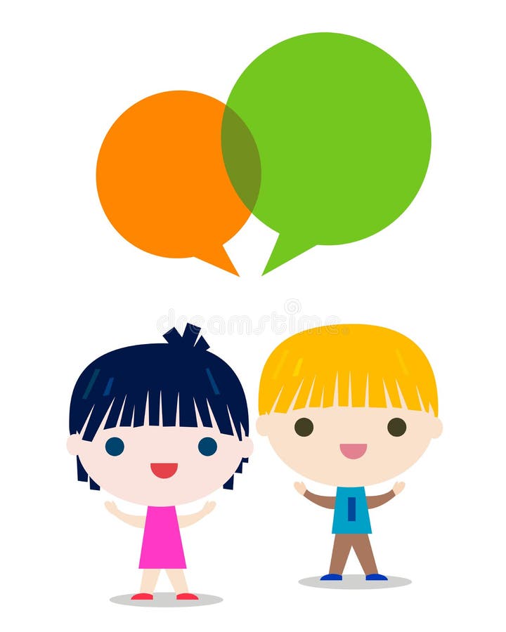 Kids Talking Stock Illustrations – 3,682 Kids Talking Stock ...