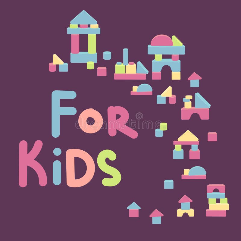 Kids Block House Stock Illustrations – 614 Kids Block House Stock ...