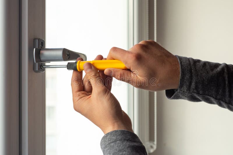 Key Locking Window with Key for Kids Safety. Window Restrictors in the ...