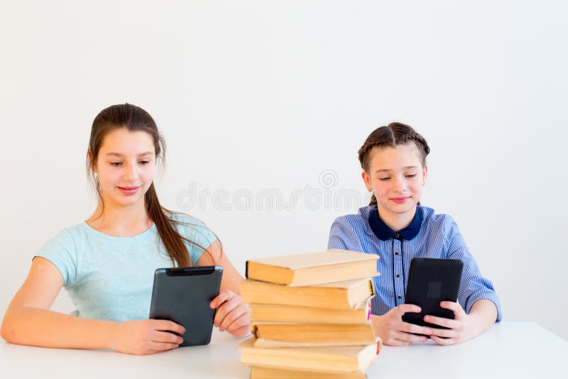 Kids Using Different Gadgets Stock Image - Image of people, happy ...