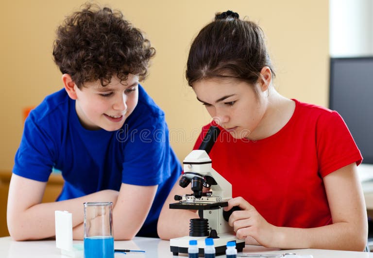 607 Children Using Microscope Stock Photos - Free & Royalty-Free Stock ...