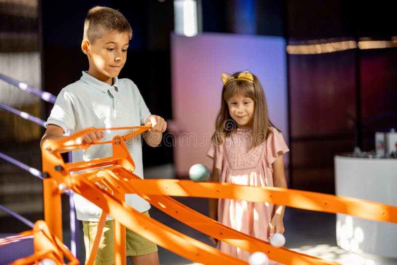 Kids Visit a Science Museum Stock Photo - Image of learning, laboratory ...