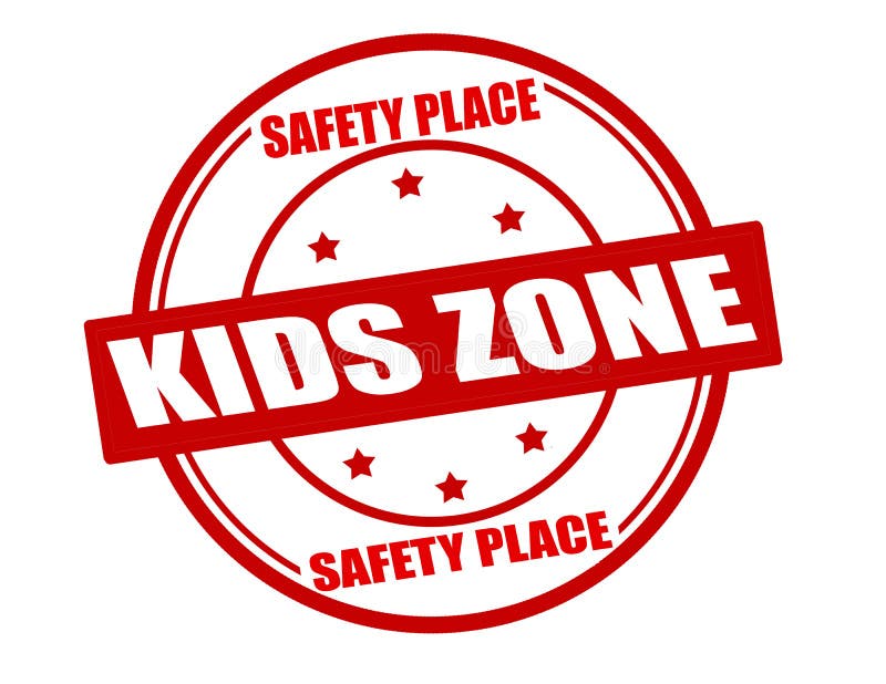 Kids zone stock illustration. Illustration of surety - 108758316