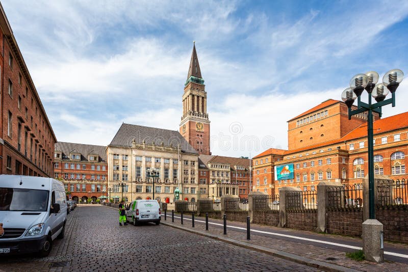Kiel City Hall and Opera House in Kiel, Germany Editorial Photography ...