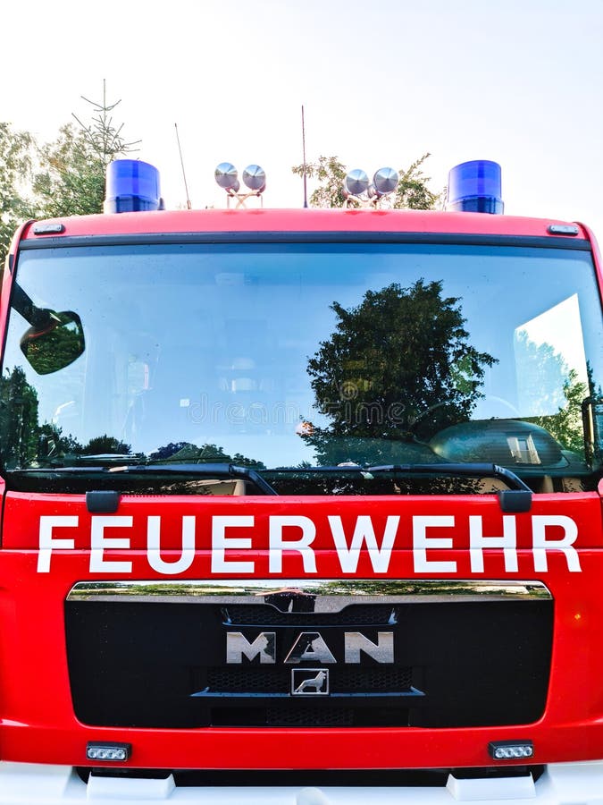 Kiel, Germany - 27. September 2023: Front View of German Fire ...