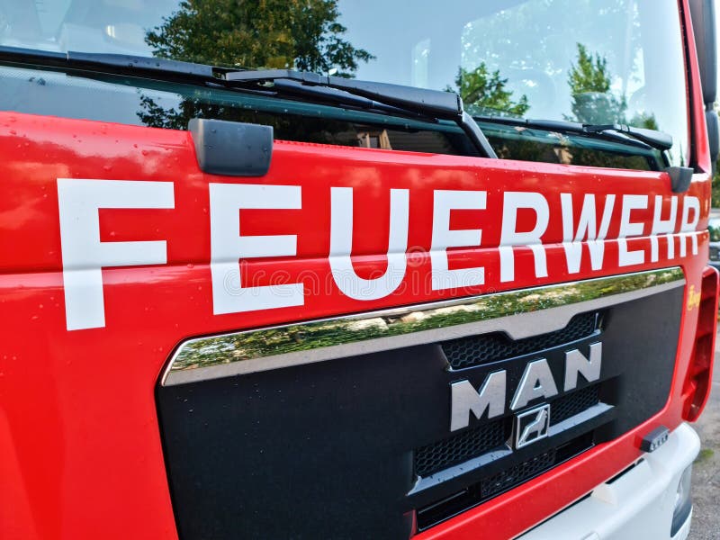 Kiel, Germany - 27. September 2023: Front View of German Fire ...