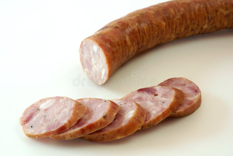 Kielbasa stock photo. Image of smoked, closeup, specialty - 21096356