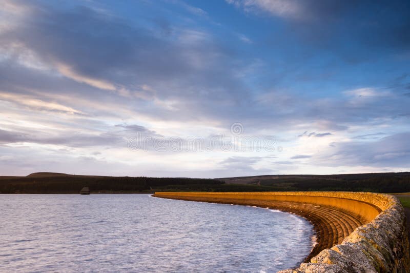 Kielder dam stock image. Image of attraction, countryside - 25225867